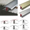 Aluminium Door Threshold T Bar Trim Adjustable Height/Pivots Easy Clip ...