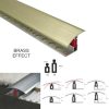 Aluminium Door Threshold T Bar Trim Adjustable Height/Pivots Easy Clip ...