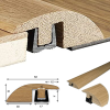 Ramp Reducer Door Threshold Bar for 14mm to 18mm Flooring - Floor ...