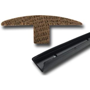 Twin T Moulding Door Threshold with Plastic Fixing Strip Pre-Finished ...