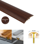PVC door floor trim30mm Wide for wooden, laminate, carpet, vinyl or ...